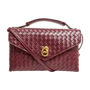 Bottega Veneta Knot Lock Shoulder Bag - Red