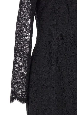 Dolce & Gabbana Floral Lace Midi Dress - No