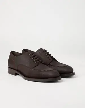 Brunello Cucinelli Suede Derby Shoes