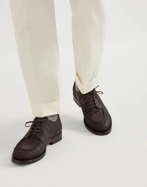 Brunello Cucinelli Suede Derby Shoes