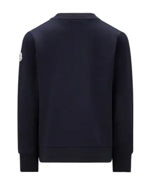 Moncler Logo Print Crewneck Sweatshirt