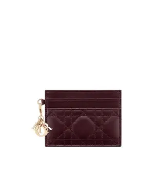 Dior Lady Freesia Card Holder - Brown