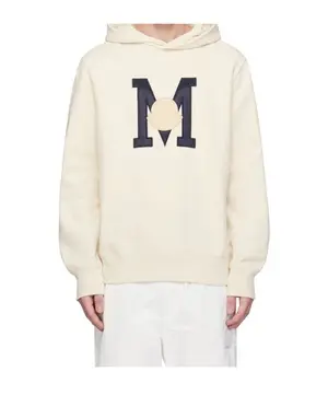 Moncler Logo Embroidered Long-sleeved Hoodie