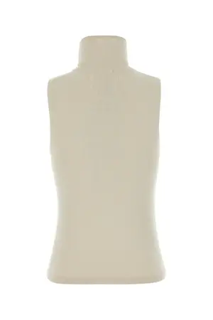 Extreme Cashmere Sleeveless Mock Neck Top