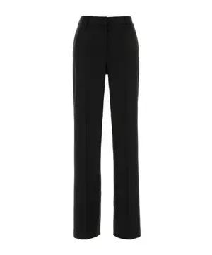 PT TORINO Casual Trousers With Belt Loops - Black
