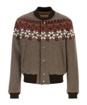 Dries Van Noten Valtor Embroidered Bomber Jacket
