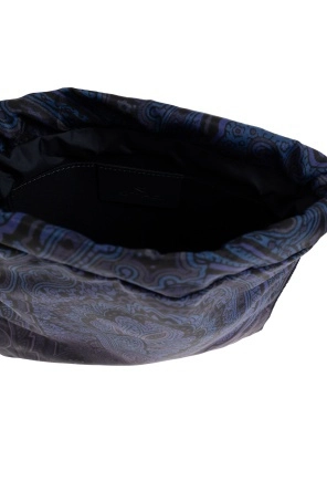 Etro Patterned Clutch - Navy Blue