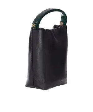 Dries Van Noten Top Handle Shoulder Bag - Black
