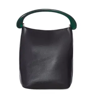 Dries Van Noten Top Handle Shoulder Bag - Black