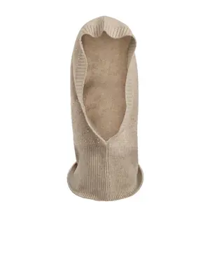 Max Mara Solid Color Knitted Hat - Beige