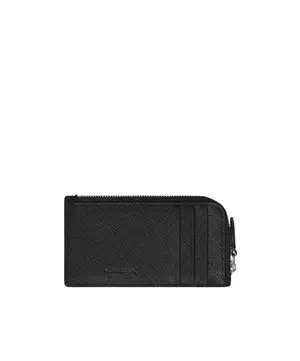 Montblanc Card Holder 7cc With Zip In Sartorial Leather