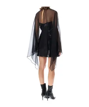 Alberta Ferretti Cape-style Dress