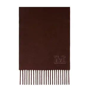 Max Mara Tassel Scarf - Rust-colored