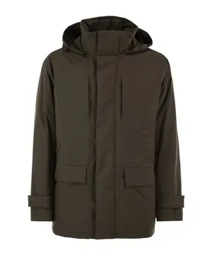 Herno Herno Long-Sleeved Down Jacket With Hood No