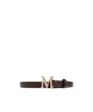 Max Mara Logo Belt - Brown