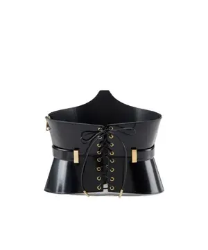 Elisabetta Franchi Bustier-style Leather Belt