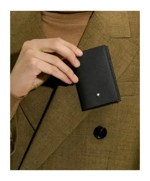 Montblanc Card Holder 2cc In Sartorial Leather