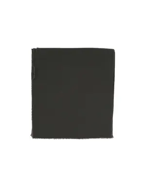 Destin Raw-edged Rectangular Scarf - Dark Mud