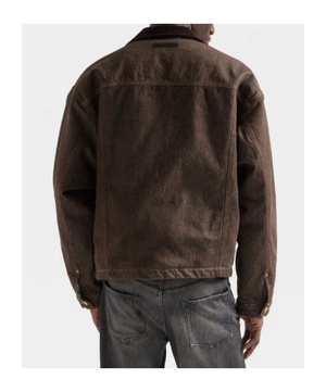 7 For All Mankind Corduroy Collar Denim Jacket