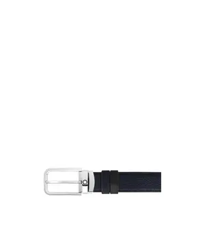 Montblanc 30 Mm Reversible Belt With Rectangular Buckle