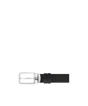 Montblanc 30 Mm Reversible Belt With Rectangular Buckle