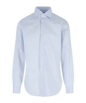 BARBA NAPOLI Regular Fit Dress Shirt - Blue