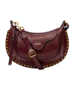 Isabel Marant Étoile Moon Pocket Shoulder Bag - Wine Red