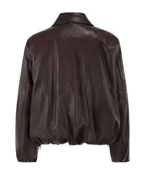 Herno Long-sleeve Leather Jacket