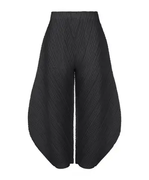 Issey Miyake Tapered Pleated Trousers