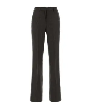 PT TORINO Embroidered Wool Jodie Pant - Black