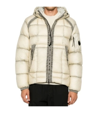 C.P. COMPANY Long Sleeve Hooded Down Jacket