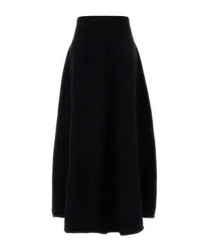 Extreme Cashmere Elastic-waist Skirt