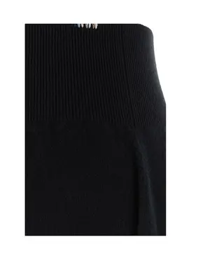 Extreme Cashmere Elastic-waist Skirt
