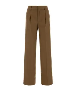 PT TORINO Lola Pleated Trousers - Biscuit