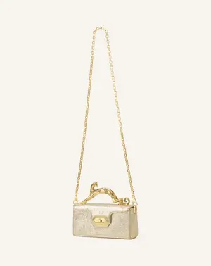 LANVIN Pencil Cat Nano Clutch Bag