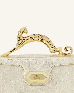 LANVIN Pencil Cat Nano Clutch Bag