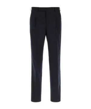 PT TORINO Casual Trousers With Belt Loops - Midnight Blue