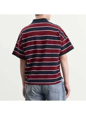 Rhude Fontaine Striped S/s Polo Shirt