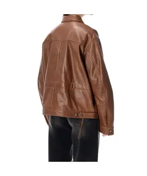 HAIKURE Long-sleeve Leather Jacket