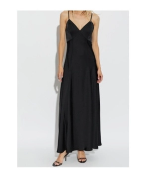 ALLSAINTS Spaghetti Strap V-neck Maxi Dress