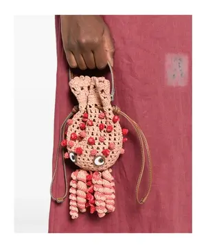ANYA HINDMARCH Crochet Design Handbag