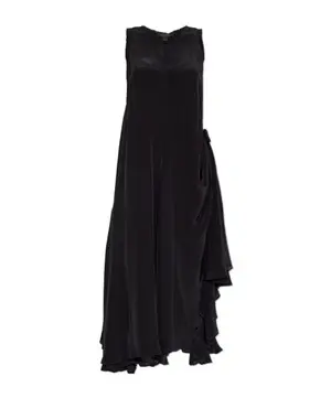 ALLSAINTS Sleeveless V-neck Asymmetric Hem Dress