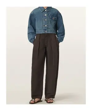 ALLSAINTS Long Sleeve Denim Trucker Jacket
