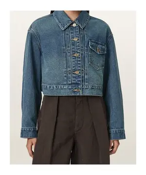 ALLSAINTS Long Sleeve Denim Trucker Jacket