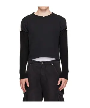 424 FAIRFAX Distressed Crew Neck T-shirt