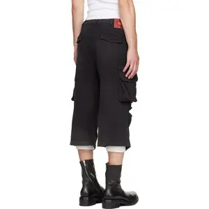 424 FAIRFAX Ripped Bermuda Shorts