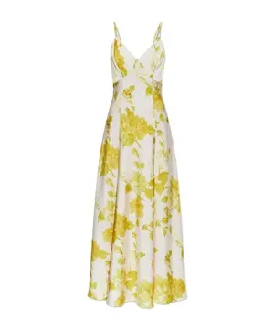 ALLSAINTS Floral Print Spaghetti Strap V-neck Maxi Dress