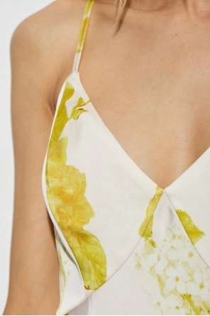 ALLSAINTS Floral Print Spaghetti Strap V-neck Maxi Dress