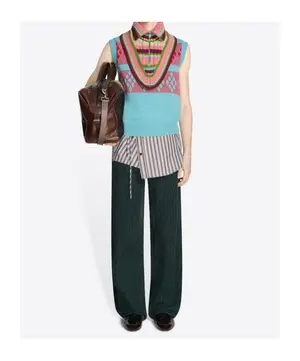 Dries Van Noten Wool Zip Collar