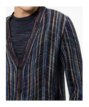 Missoni Zigzag-knit Button-up Cardigan
